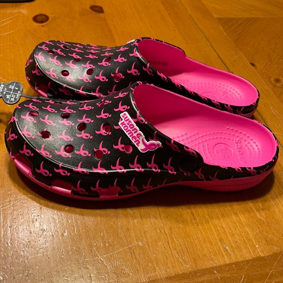 CROCS | Shoes | Crocs Freesail Susan G Komen Pink Ribbon Clog 7 | Poshmark